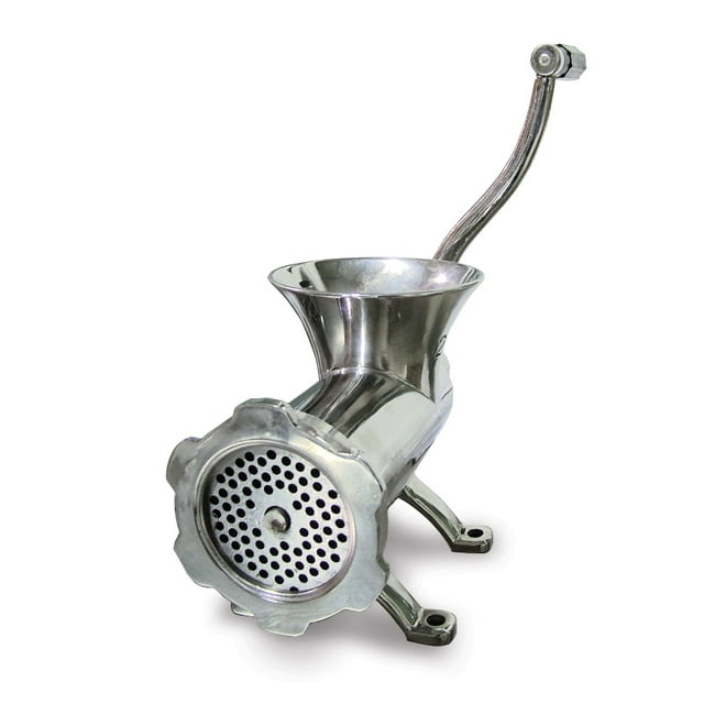Omcan Manual Stainless Steel Meat Grinder #22 - Walmart.com