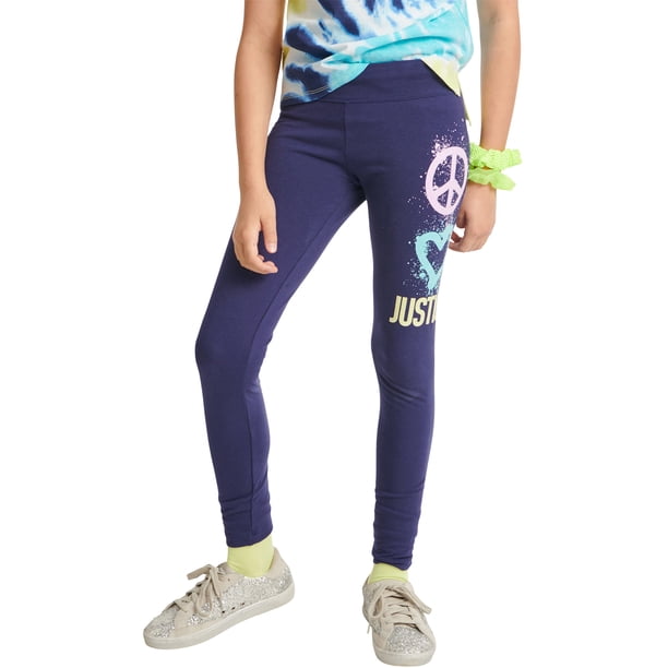 Justice Girls Branded Legging, Sizes XS- XLP - Walmart.com