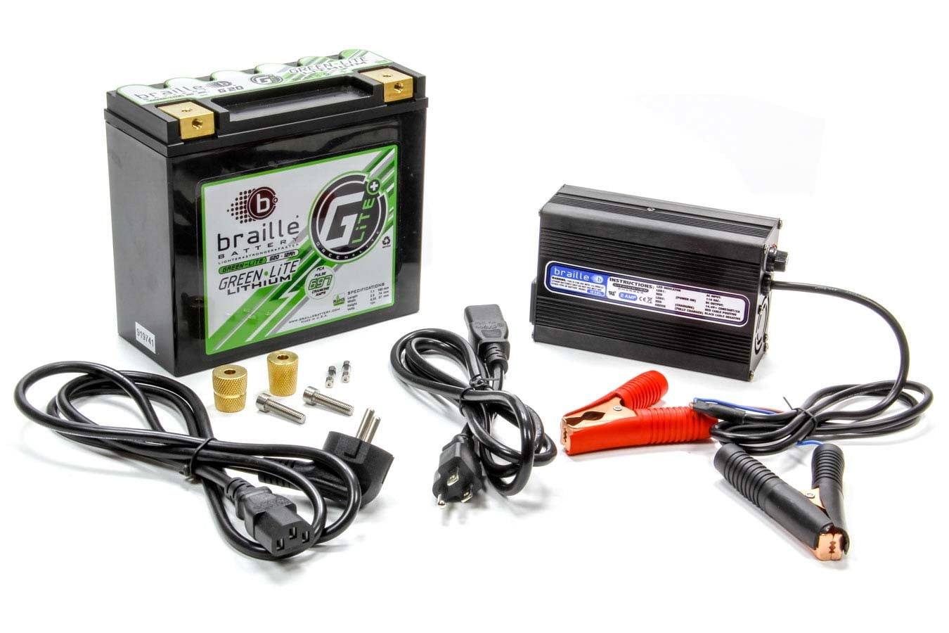 Lithium 12 Volt Battery Green Lite w/Charger - Walmart.com