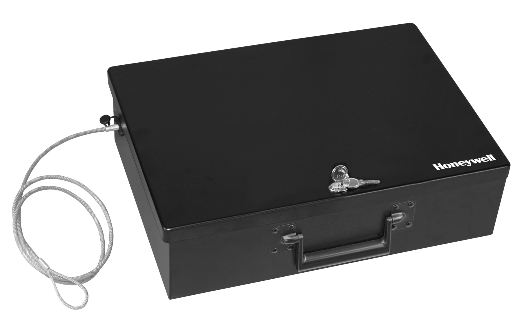 Honeywell Safes, 0.48 Cu ft, Key Lock Fire Resistant Steel Security Box ...