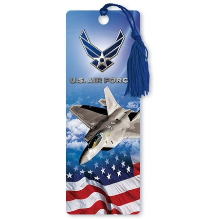 Dimension 9 3D Lenticular Bookmark with Tassel, U.S. Air Force ...