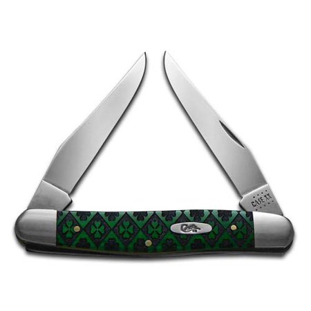 Case xx Green Bone Muskrat 1/500 Stainless 52822CLOVER Pocket Knife ...