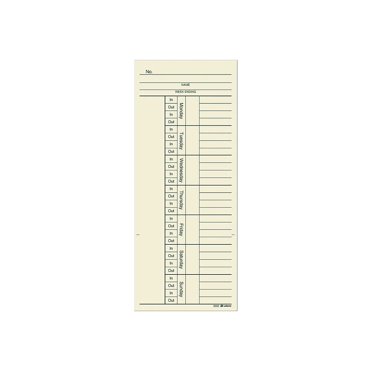 TOPS, TOP30041, Daily Time Sheet Form, 2 / Pack, White - Walmart.com