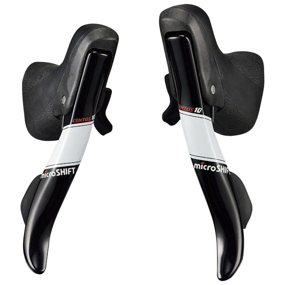 microSHIFT Centos Drop Bar Shift Lever Set 2 x 10-Speed, Shimano ...