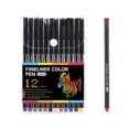 Back-to-Schol!Washable Colored Outline Markers Set, 0.4mm Liner Needle ...
