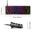 (Open Box) SteelSeries - Apex 9 Mini Gaming Keyboard 60% Wired ...