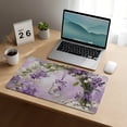 Extra Large purple lavender floral oil painting aesthetic Mouse Pad，Non ...
