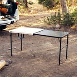 Lifetime 5 Foot Fold-in-Half Camping Folding Table, Indoor/Outdoor ...