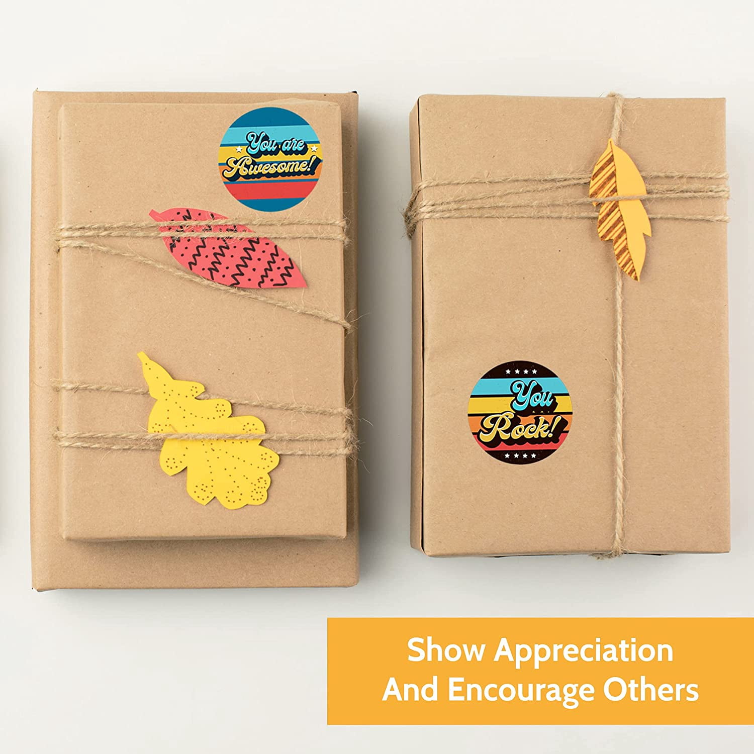 Buy 500 Kudos Appreciation Stickers 1.5” - Retro You are Awesome, You ...
