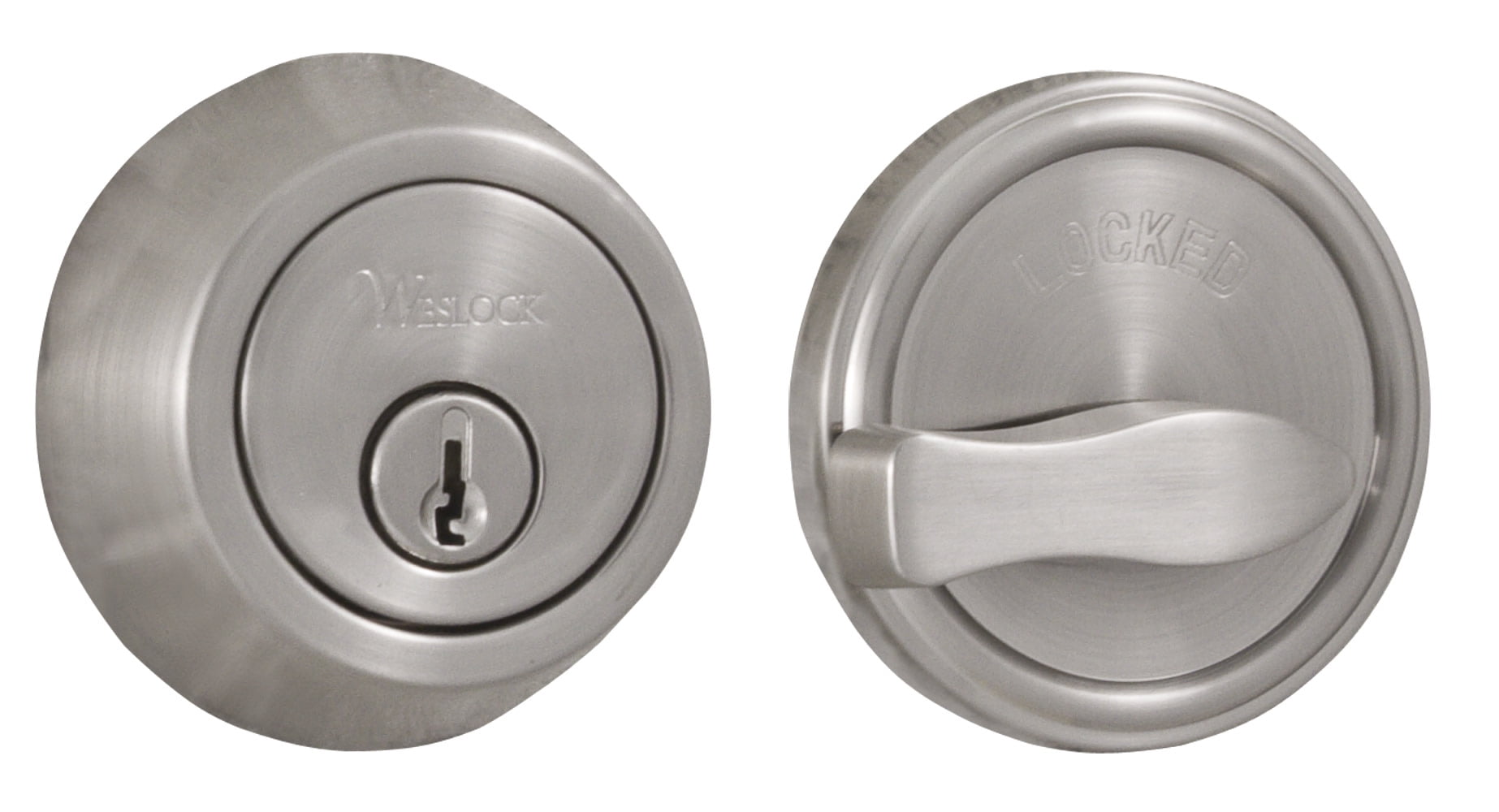 Weslock 00671-N-NSL23 600 Series Single Cylinder Deadbolt with ...