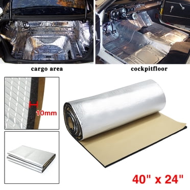 Heat Shield Sound Deadener Car Insulation Aluminium Foil Foam Backed w ...