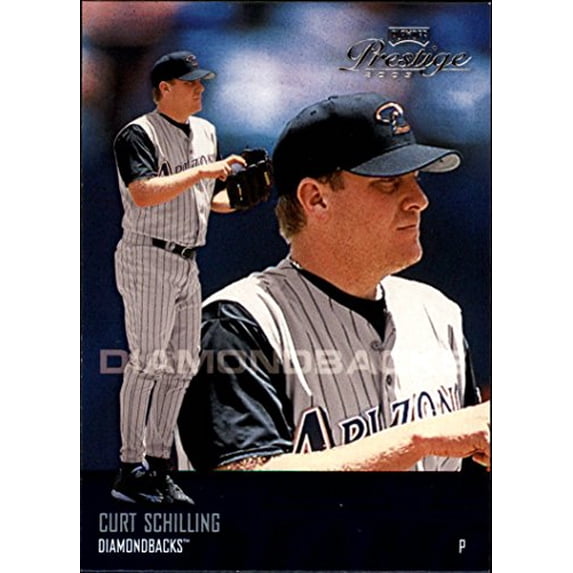 2003 Playoff Prestige #92 Curt Schilling MLB Baseball Trading Card ...