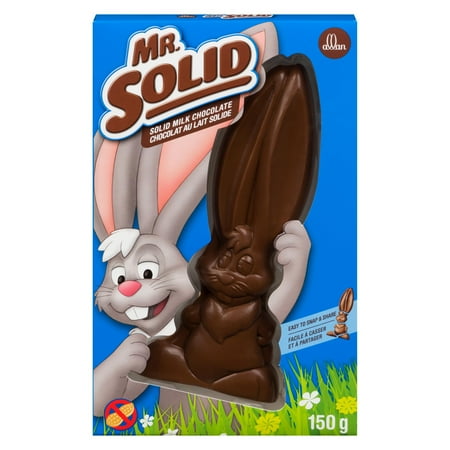 ALLAN MR. SOLID Solid Milk Chocolate Easter Bunny | Walmart Canada