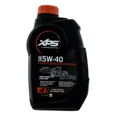 Ski-Doo 779260 Can-Am BRP 5W-40 SAE XPS Synthetic Blend Oil Change Kit ...