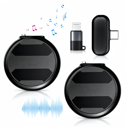 Hollyland Lark M2 Wireless Lavalier Microphone, 48kHz Audio, 30-Hour ...
