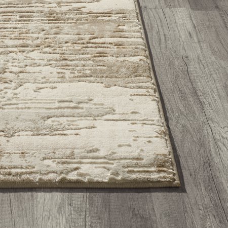 Better Homes & Gardens High Low Abstract Area Rug, Ivory, 30" x 46 ...