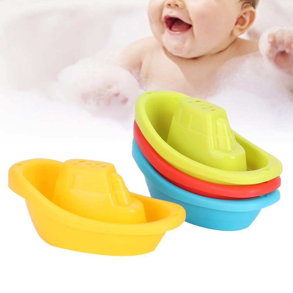 Herwey 4pcs Bathroom Floating-Ship Toy Children Bath Swimming Playing ...