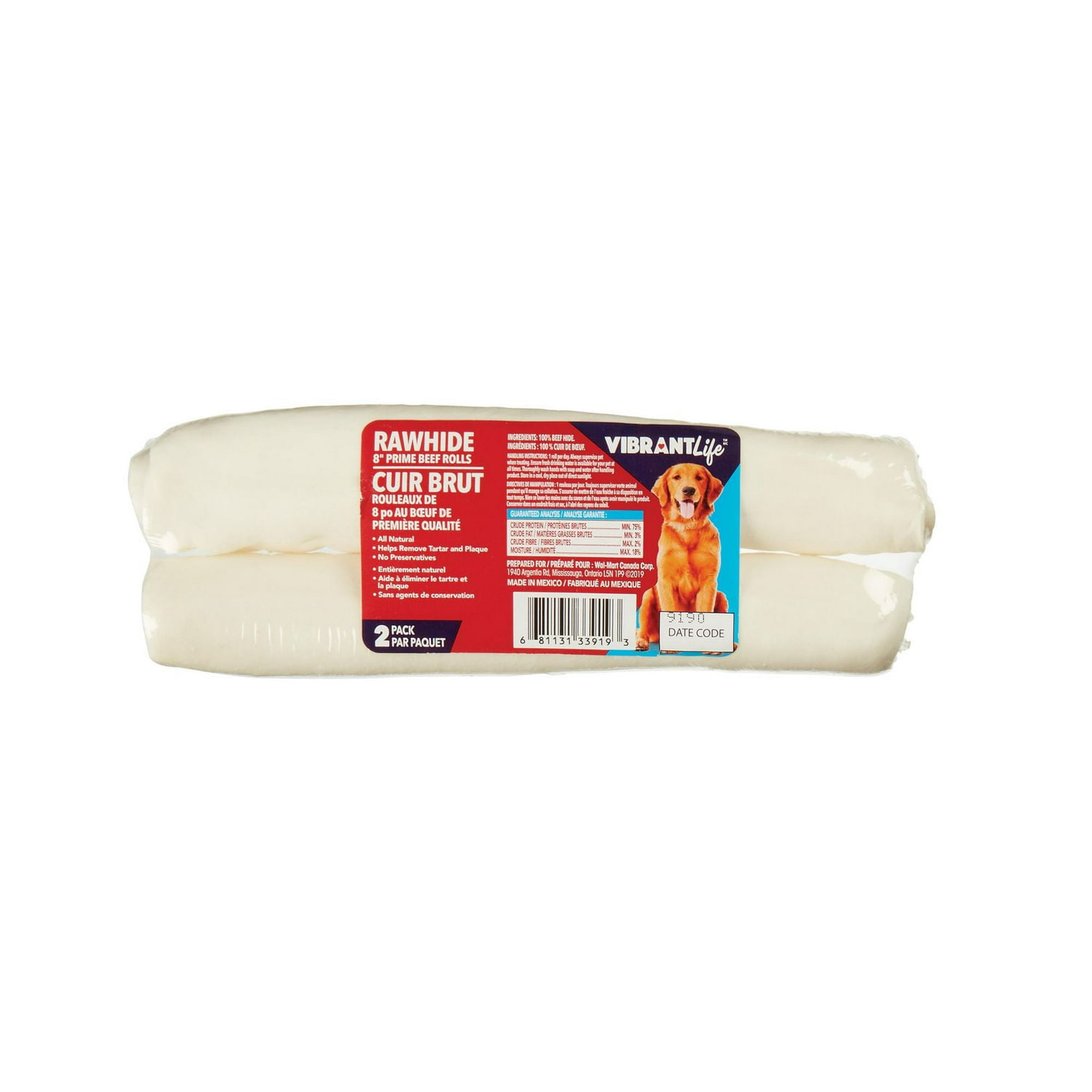 Click here for Vibrant Life Rawhide Rolls Single Serve;8 In prices