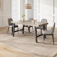 63-Inch Rectangular Dining Table for 4-6 People, Heavy Duty Kitchen ...