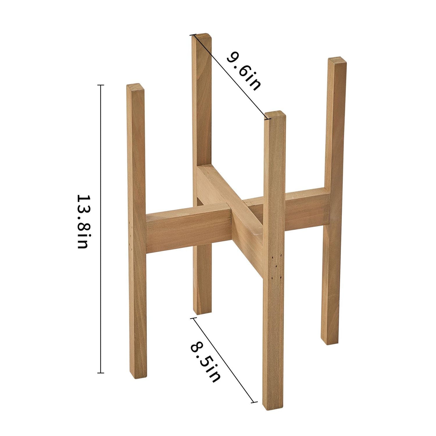 Click here for Mainstays 8 In Indoor Wood Plant Stand Brown prices