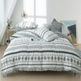 Novashion Bohemian Comforter Cover Set Geometric No Fill Set King(3pcs ...