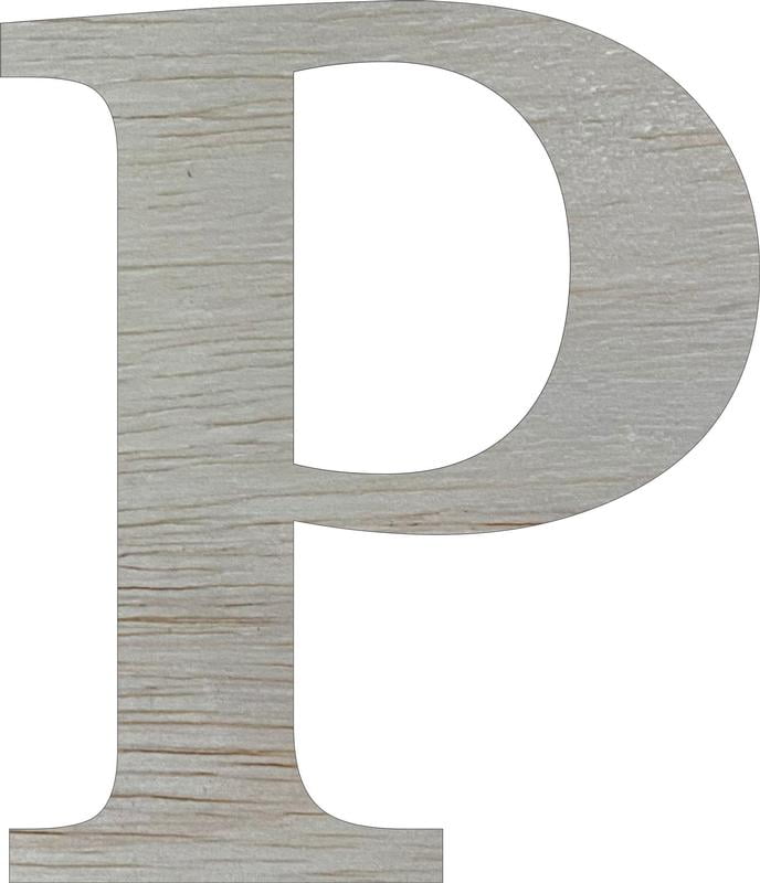 Wood 5'' Times Letter P, Unfinished Craft Letter - Walmart.com