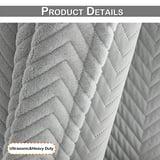 Lapalife Quilted Heavy Duty 100% Blackout Curtain, Thermal Insulated ...