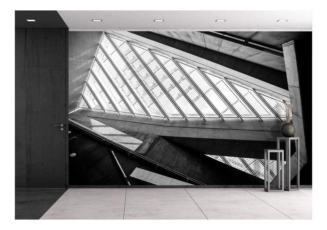 wall26 - Modern Conceptual High Tech Building - Removable Wall Mural ...