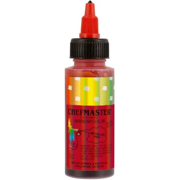 Chefmaster 9-Ounce Metallic Gold Airbrush Cake Decorating Food Color ...
