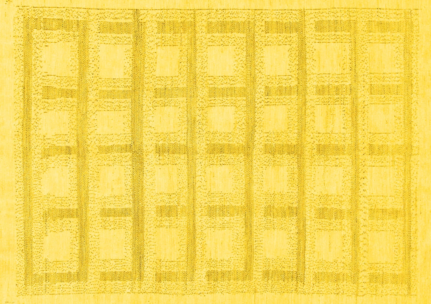 Ahgly Company Indoor Rectangle Solid Yellow Modern Area Rugs, 2' x 5 ...