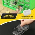 Plastic 25 Grids Hardware Storage Organizer Visible Drawer Parts ...