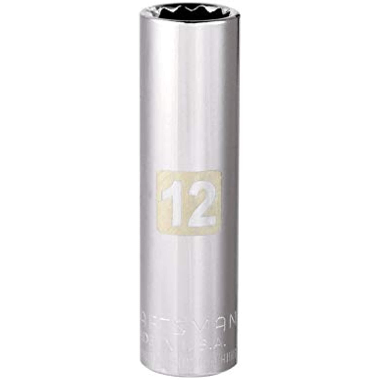 Craftsman 12 mm x 3/8 in. Drive Metric 12 Point Deep Socket 1 pc ...