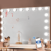 OttLite Wireless Charging LED Makeup Mirror - Illuminated Magnifying ...
