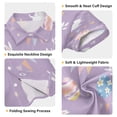 BZSMCE Short-Sleeve Button-Down Shirt Summer White Rabbit Colorful ...