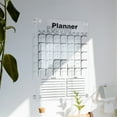 Pouches For Organization Wall Acrylic Weekly Planner Board Clear Dry ...