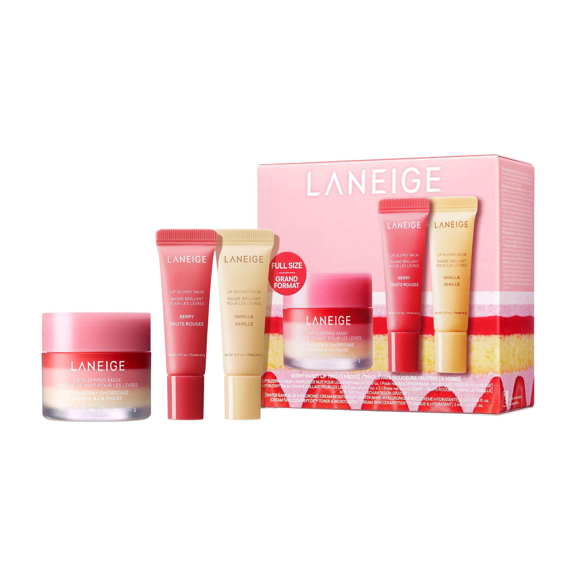 Click here for Laneige Berry Sweet Lip Trio Set Lip Sleeping Mask... prices