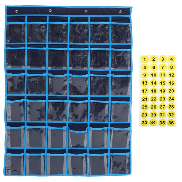Classroom Phone Holder Classroom Cellphone Organizer Wall Phone Pocket ...