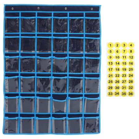 Classroom Phone Holder Classroom Cellphone Organizer Wall Phone Pocket ...