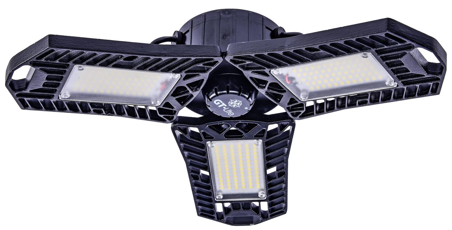 JEGS 11426 3-Panel Daylight LED Garage Light Bulb 80W LED 500W ...