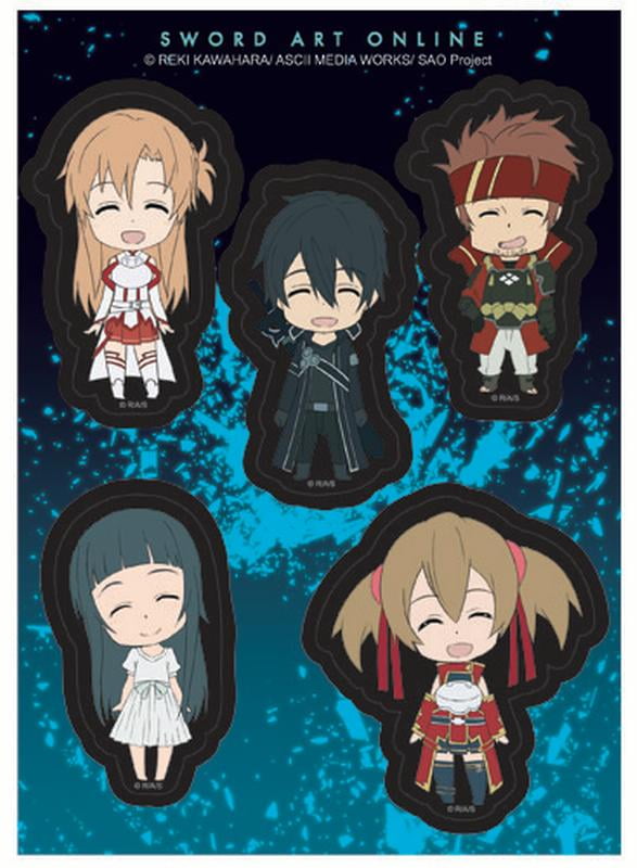 Sticker - Sword Art Online - SD Character Happy Pack New ge55504 ...