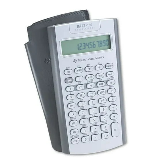 Texas Instruments Financial BA II Plus Professional Calculator ...