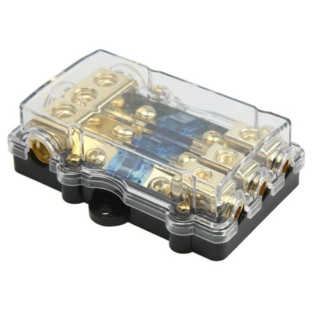 Stereo Fuse Holder, Safe Audio Fuse Box Dustproof High Strength ...