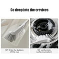 Cleaning Brush, Right-Angle Scrubber, Dense Nylon Bristles and Long ...