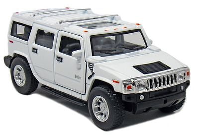 5" Kinsmart 2008 Hummer H2 SUV 1:40 Diecast Toy Car Model Pull Action ...