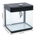 Walmart 2.5 Gallon Desktop Aquarium Kit with LED Light, Filter, Pump ...