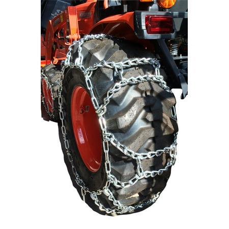 Snow Chains 13.6-26, 13.6 26 Duo Grip Tractor Tire Chains Set of 2 ...