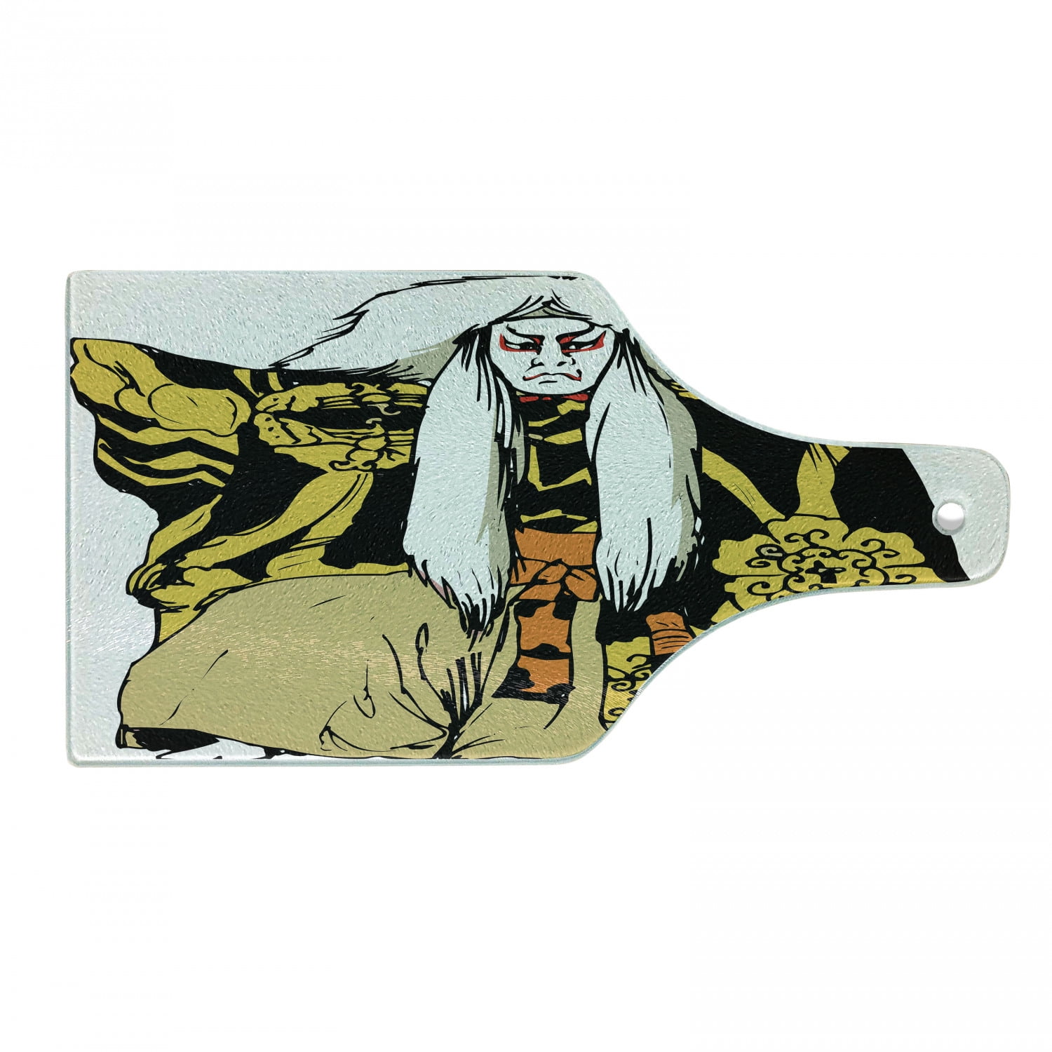 Kabuki Cutting Board, Japan Traditional Performing Arts Character Actor ...