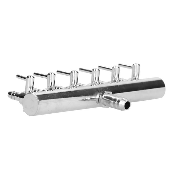 Aquarium Splitter, Stainless Steel Fish Splitter Valve For Fish 6 Heads ...