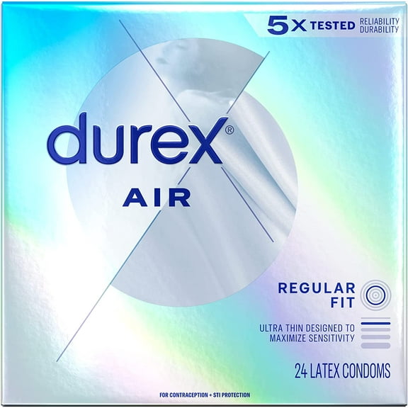 Durex Condom XXL Longer & Wider, Lubricated for Comfort and Reliability ...