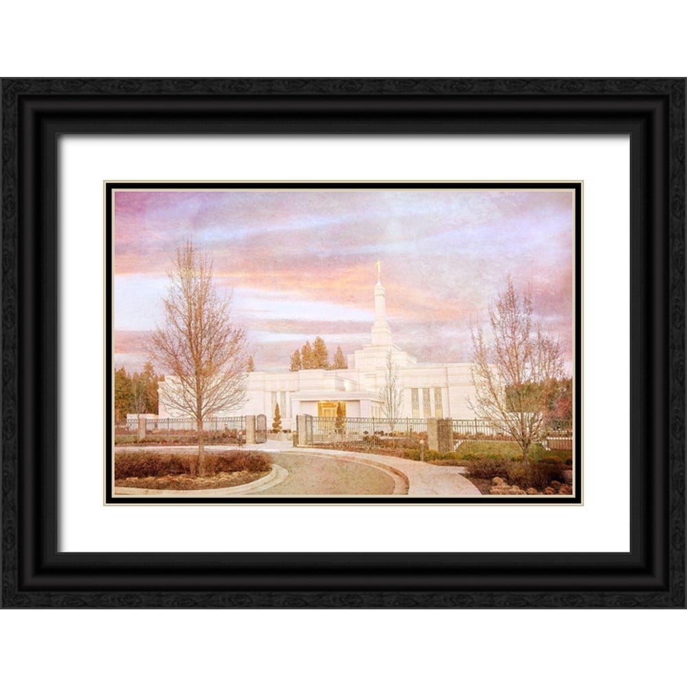 Murdock, Ramona 14x11 Black Ornate Wood Framed with Double Matting ...